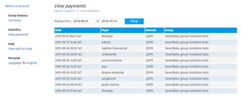 group tenancy store smartbots second life bot hosting