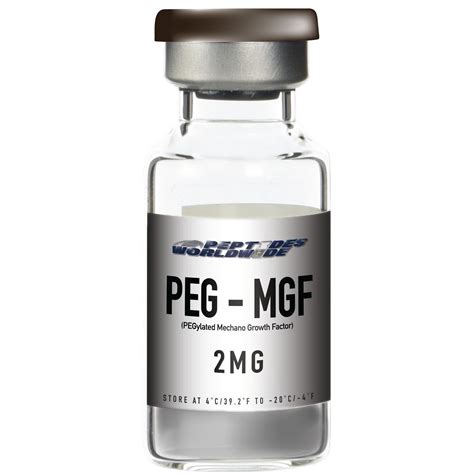 PEG MGF PEGylated Mechano Growth Factor 2MG Per Vial Buy Peptides
