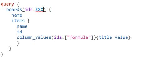 unable to get formula column values monday apps and developers