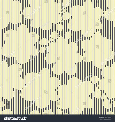 Large Floral Design Hatching Lines Vector Stock Vector Royalty Free