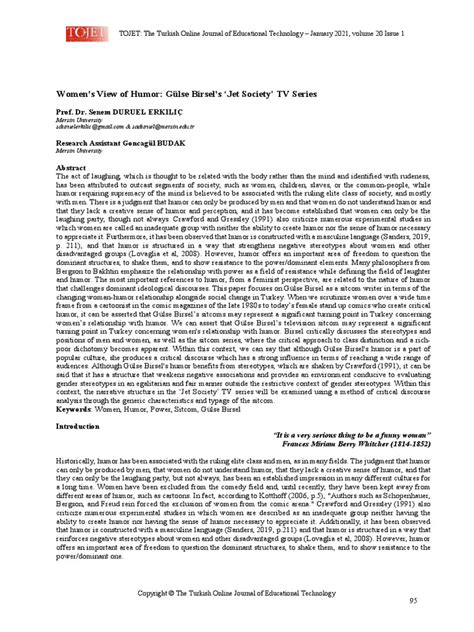 Gülse Birsel Essay Pdf Humour Gender