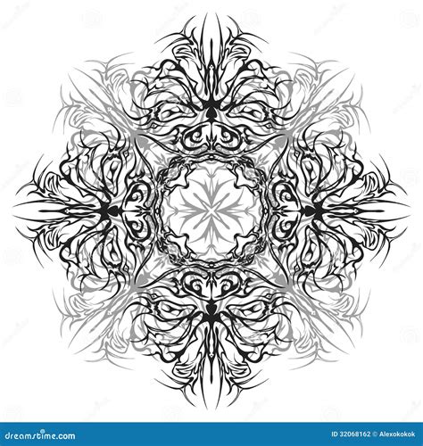 Abstract Monochrome Pattern Stock Vector Illustration Of Contour