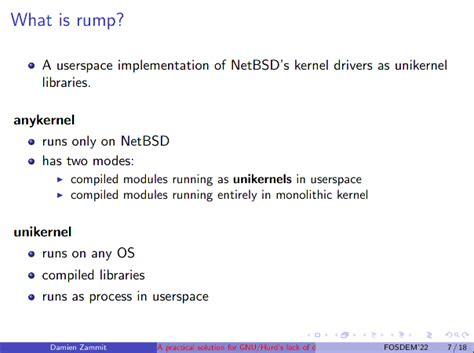 Solução para a falta de drivers no kernel GNU Hurd