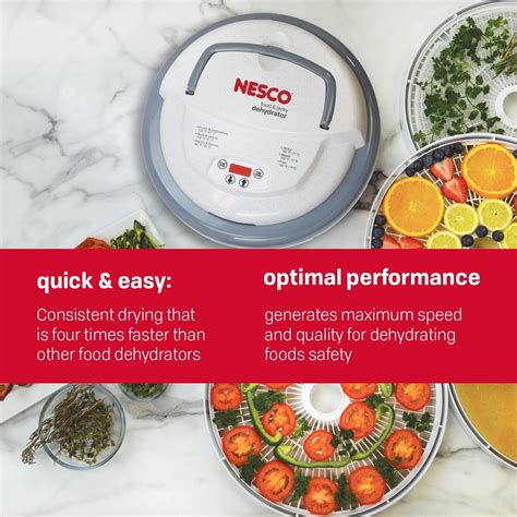 Nesco Fd 79 Snackmaster Pro Deshidratador Digital De Alimentos Para