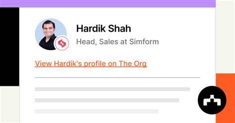 Hardik Shah Head Sales At Simform The Org
