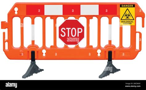 Containment Cordon Lockdown Barricade Obstacle Detour Road Barrier