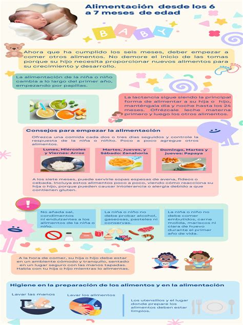 Alimentación Complementaria 6 A 9 Meses Diana Cuenca Pdf