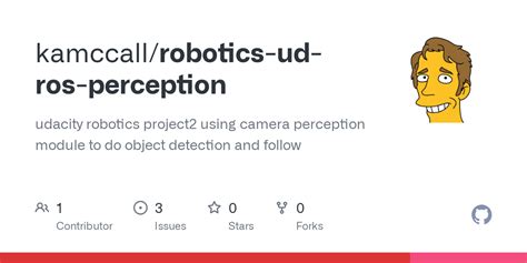GitHub Kamccall Robotics Ud Ros Perception Udacity Robotics Project2