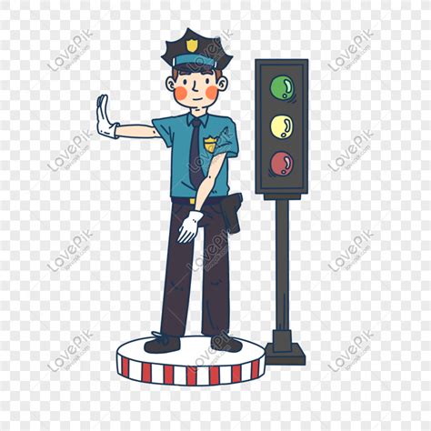 듀티 트래픽 경찰 명령 도로 그림 Png 일러스트 무료 다운로드 Lovepik