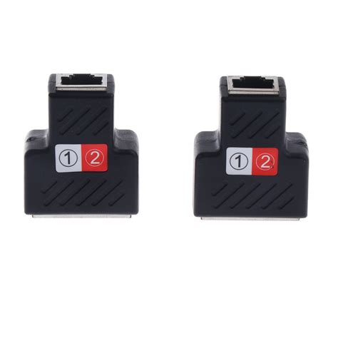 COMBR Pieces RJ Splitter Connectors To Ways Ethernet Cables Interface RJ Socket