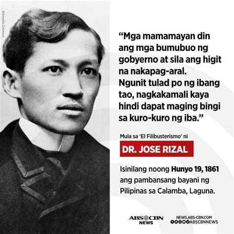 Abs Cbn News On Twitter Ang Mga Sakripisyo Ni Rizal Ay Mananatiling