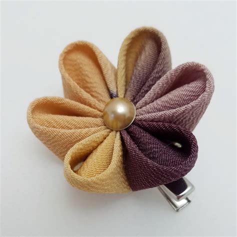 Floral Kanzashi Hair Clip
