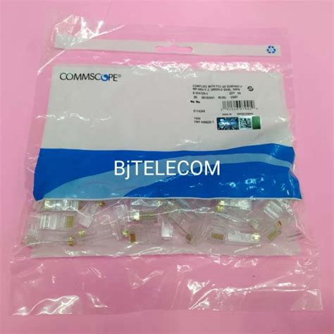 Promo Konektor Rj 45 Amp Commscope Original Connector Rj45 Commscope