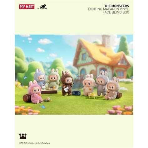 💛 The Monsters Tasty Macarons Series V1 Labubu Vinyl Face Pop Mart
