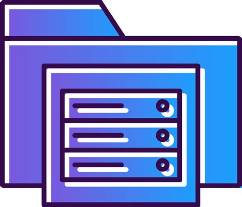 Document Gradient Filled Icon 42731911 Vector Art At Vecteezy
