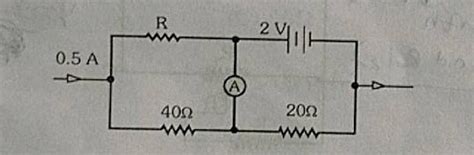 Find The Reading Of The Ideal Ammeter Connected In The Given Circuit Assume That The Cells Have