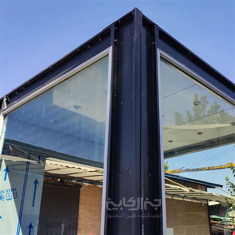 کابین آسانسور نیم شیشه سه جهته جنرال کابین