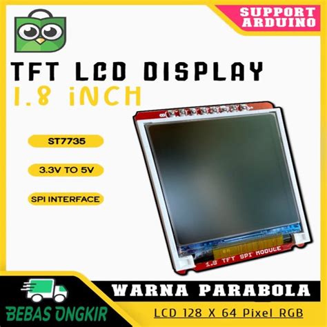 promo lcd display tft 1 8 rgb spi 128x160 pixel arduino raspberry esr