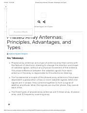 Phased Array Antennas Principles Advantages And Types Pdf 10 10 21 12 22 PM Phased Array