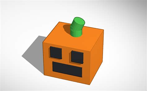 3d Design Pumkin Tinkercad
