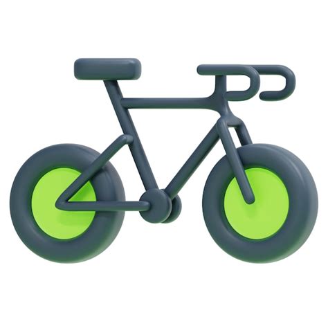 Premium Photo Bicycle 3d Render Icon Illustration