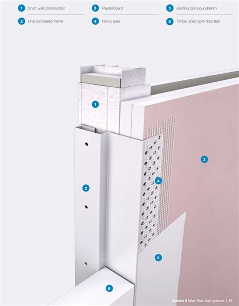 Concealed Door Frame Detail Image By Selo Una Architecture Details Pinterest Doors