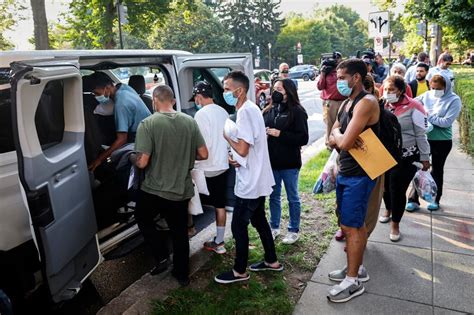 Two Migrant Buses From Texas Arrive Outside Kamala Harris Dc Residence