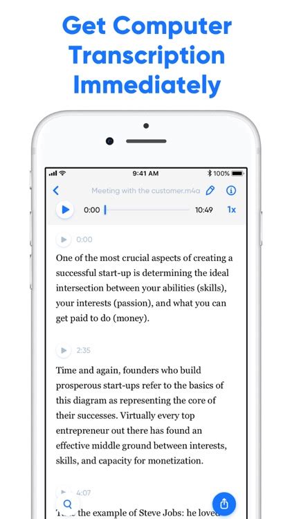 transcribe speech to text by denivip