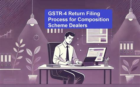 Gstr 4 Return Filing Process For Composition Scheme Dealers