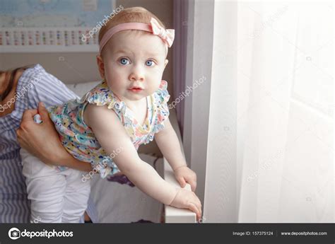 Blonde Baby Girl Stock Photo Anoushkatoronto