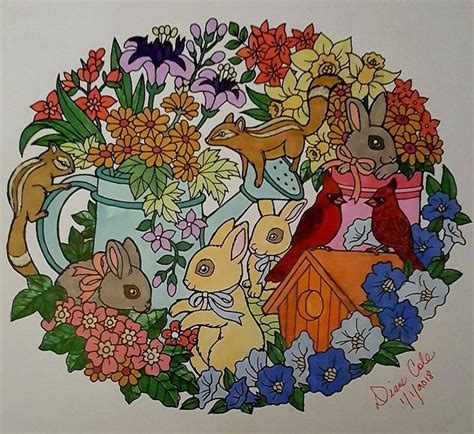 ColorIt Blissful Scenes Colorist Diane Cole Adultcoloring