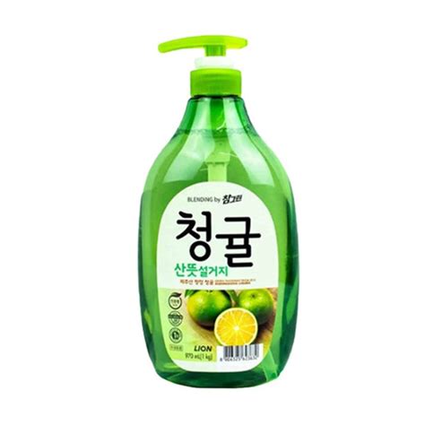 Lion 참그린 청귤 산뜻설거지 1kg 홈플러스 택배배송