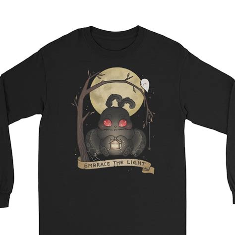 Mothman Long Sleeve Shirt Etsy
