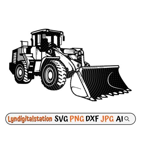 Loader Svg Equipment Clipart Operator Cut File Skilled Driver