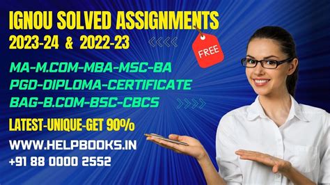 Ignou Solved Assignments Solved Assignment Unique Content