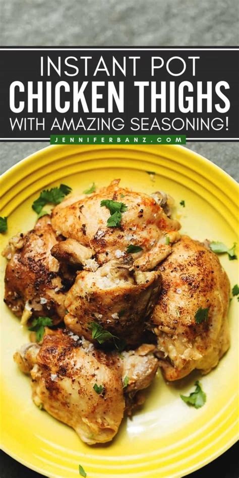 Instant Pot Chicken Thighs With Amazing Seasoning Video Instant