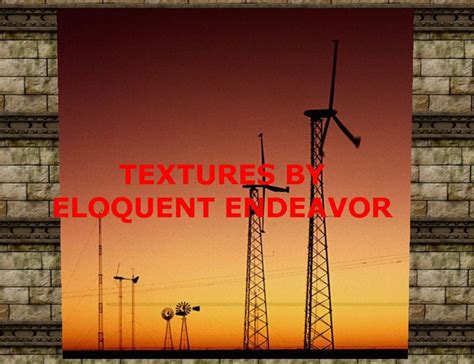 second life marketplace wind turbines textures by eloquent endeavor