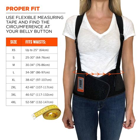 Economy Elastic Back Support Back Brace Ergodyne