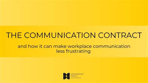The Communication Contract