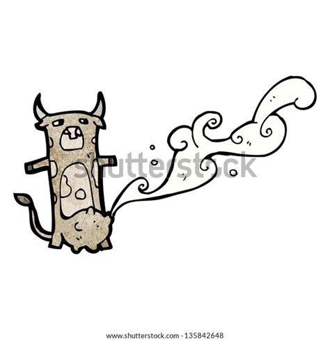 Cartoon Cow Squirting Milk Stock Illustration 135842648 Shutterstock