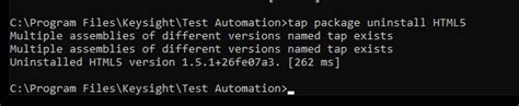 Uninstall Html5 Does Not Work Properly Exception In Log · Issue 343