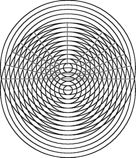 Moiré Fringes After Superposition Of Two Identical Circular Patterns