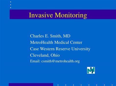 Ppt Invasive Monitoring Powerpoint Presentation Free Download Id