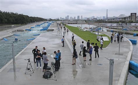 人工的に激流を再現 五輪カヌー会場お披露目 読んで見フォト 産経フォト