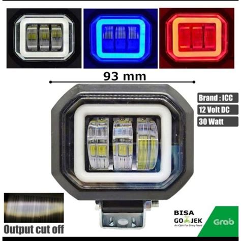 Jual Lampu Tembak Sorot Cwl K30 3 Mata Lampu Dymaker 3 Lensa 30 60 Wat