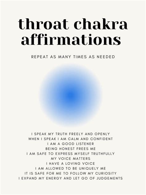 Heart Chakra Affirmations Digital Download Chakra Healing Chakra Guide