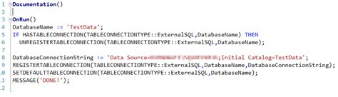 Nav Connecting External Sql Canarys