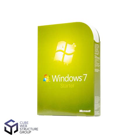Windows 7 Starter Edition مکعب