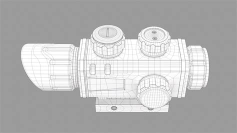 Rifle Scope 3d Model Turbosquid 1571574