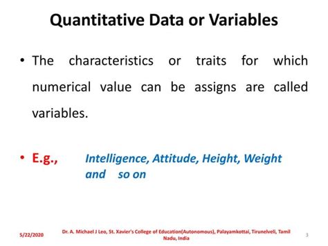 quantitative data analysis standard error effect size scales of